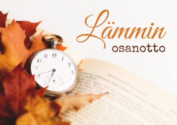 Kortti, Lämmin osanotto – kristillinenkirjakauppa.fi